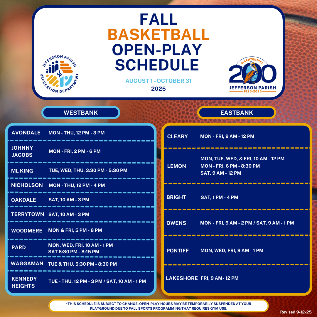 Jefferson Parish Parks & Recreation (JPRD)